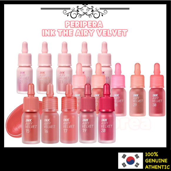 Peripera Ink Airy Velvet Lip Tint, Liquid Lip 4g | Shopee Philippines