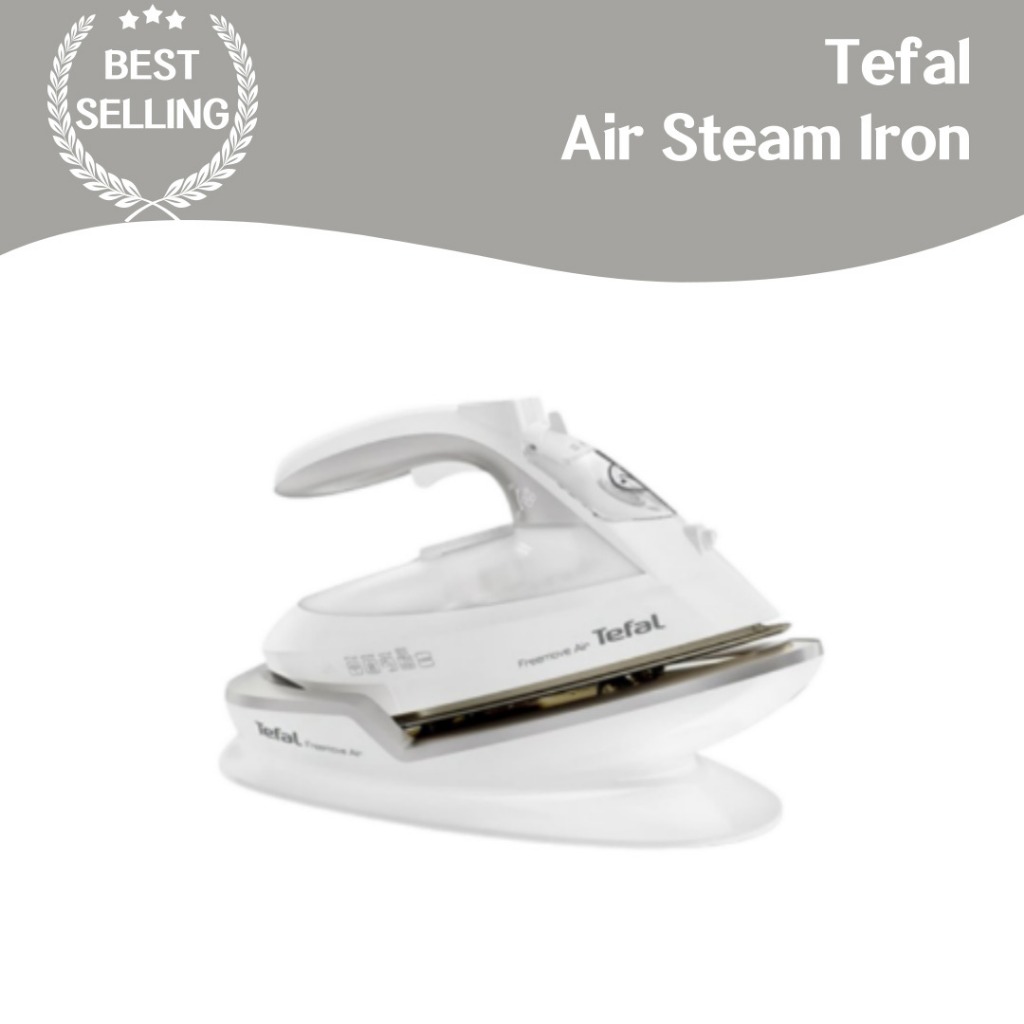 Tefal Freemove Air Wireless Steam Iron (FV6550) Powerful steam function ...