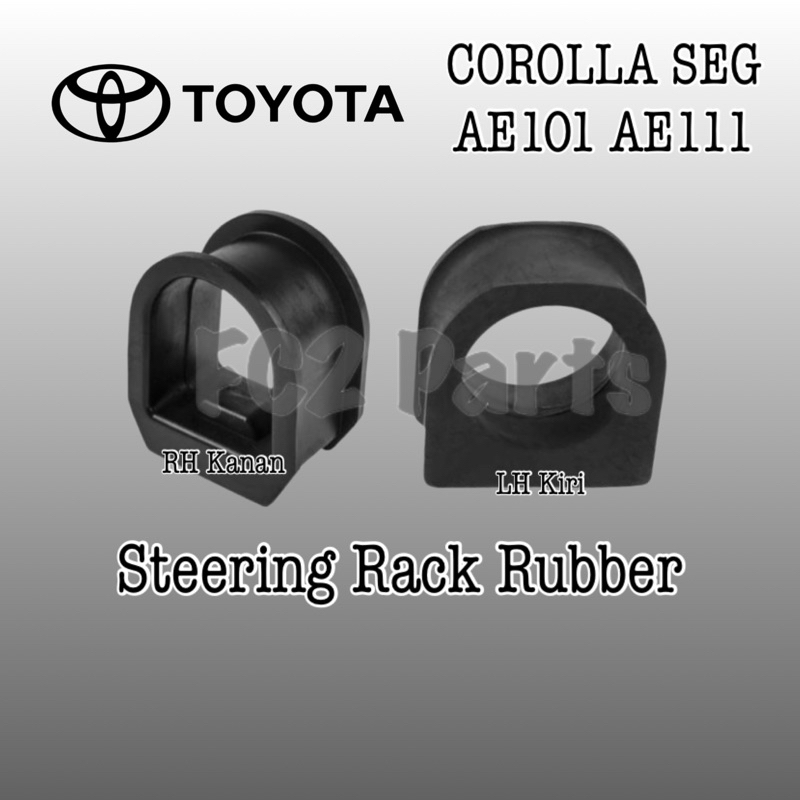 ORM 1car 2pcs Toyota Corolla SEG AE101 AE111 Steering Rack Rubber Set ...
