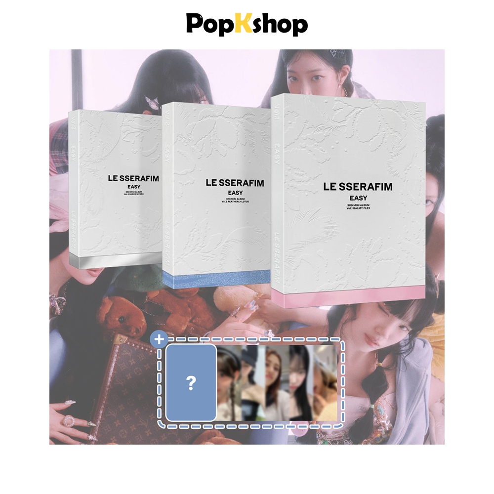 [GIFT] LE SSERAFIM 3rd Mini Album [ EASY ] Standard Ver | Shopee ...