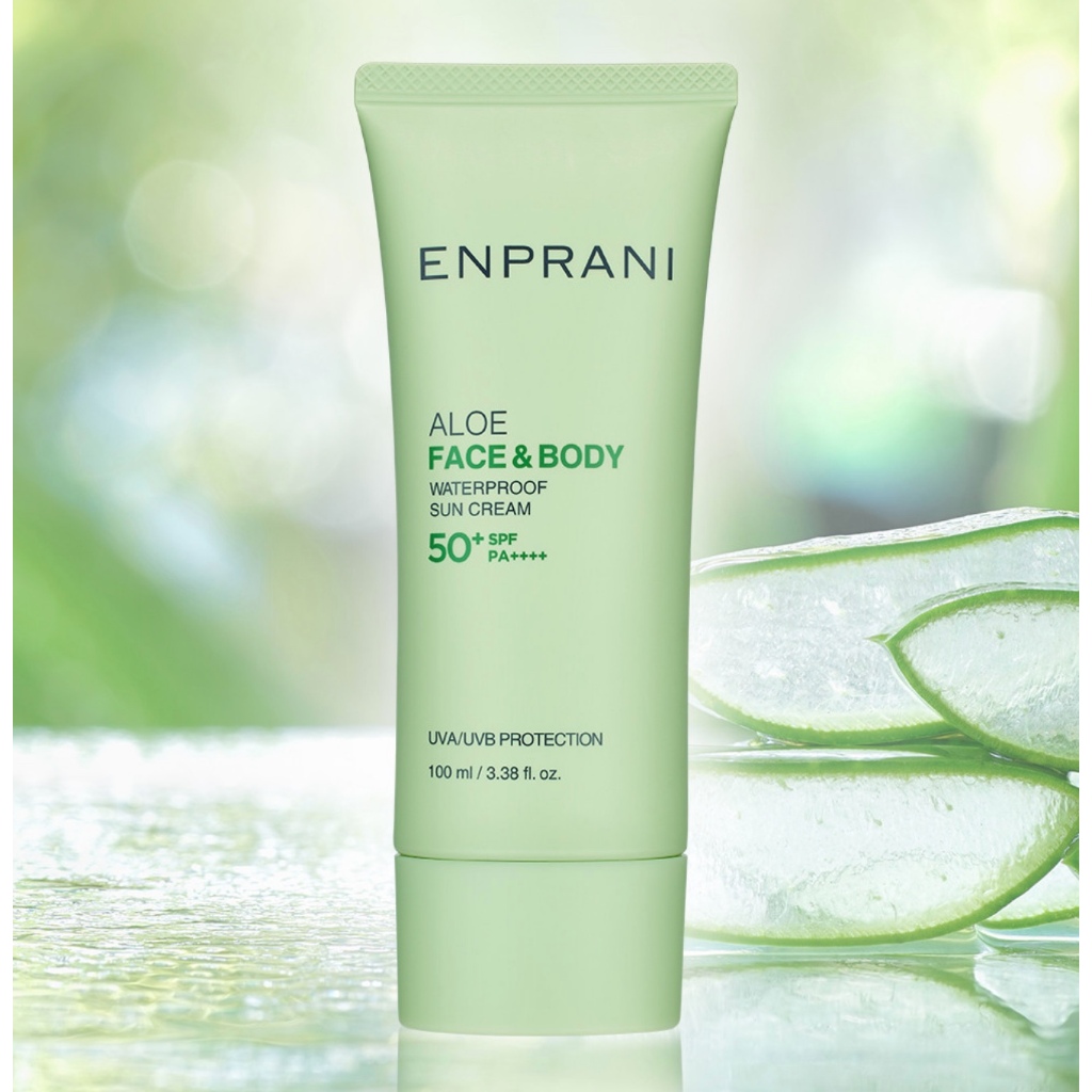 ENPRANI Aloe Face & Body Waterproof Sun Cream 100ml (SPF50+ PA ...