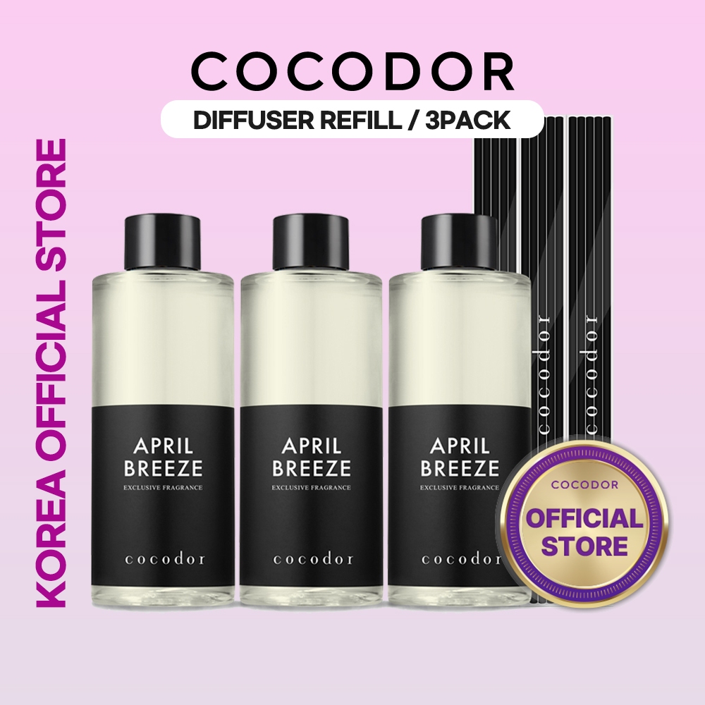COCODOR Reed Diffuser Oil Refill/200ml/3 Pack/Aroma therapy, Home Fragrance, Scented Oils ...
