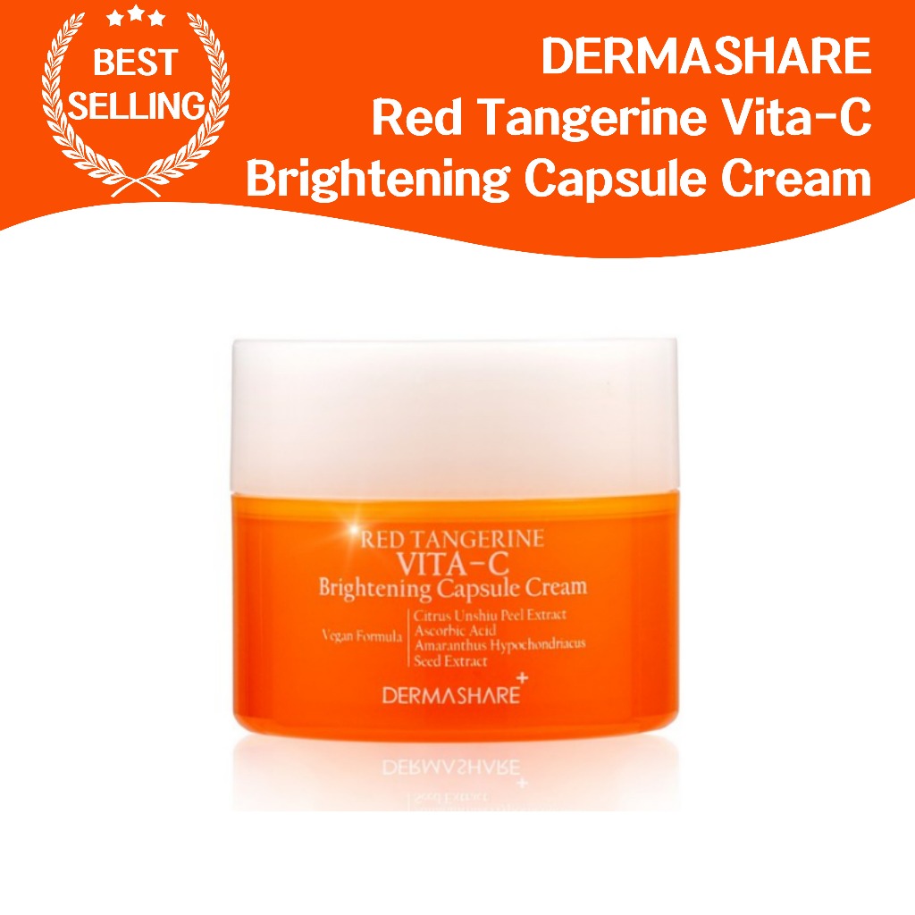 DERMASHARE Red Tangerine Vita-C Brightening Capsule Cream 50ml ...