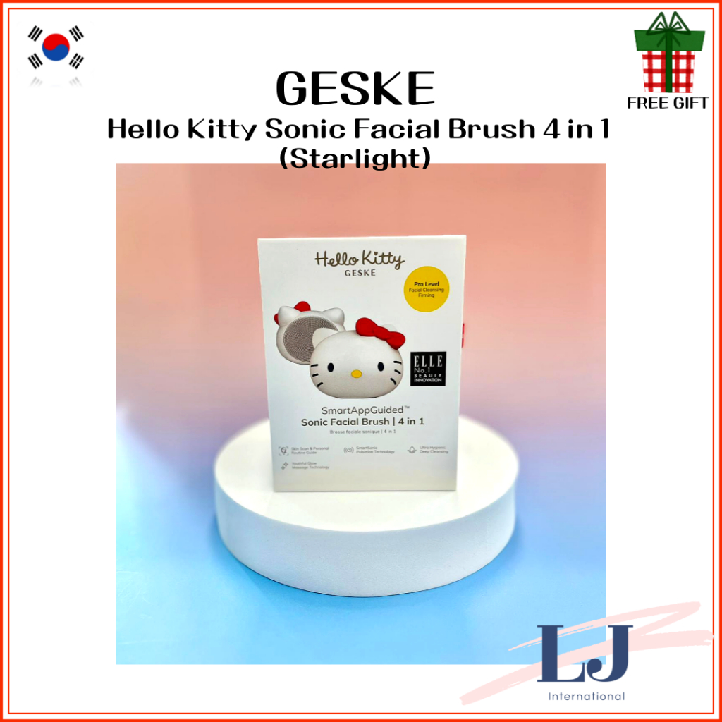 GESKE Hello Kitty Sonic Facial Brush 4 in 1 (Starlight) | Shopee ...