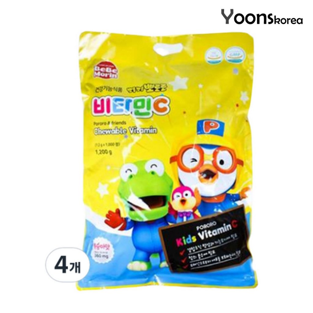 [pororo] Porong Porong Pororo Vitamin C Peach Flavor 60g 50EA_From korea | Shopee Philippines