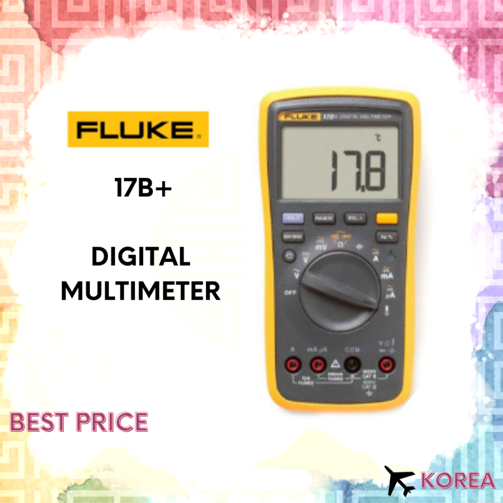 Fluke 17b+ / Digital Multimeter F17B+ AC , DC , Voltage +AC Transducer Measuring | Shopee ...