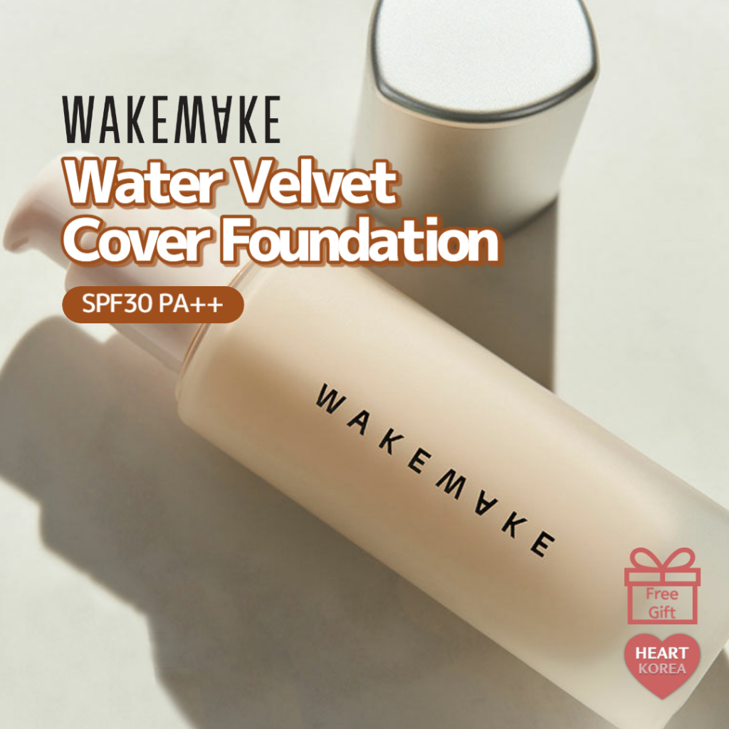 WAKEMAKE Water Velvet Cover Foundation 30ml/ SPF30 PA++ | Shopee ...