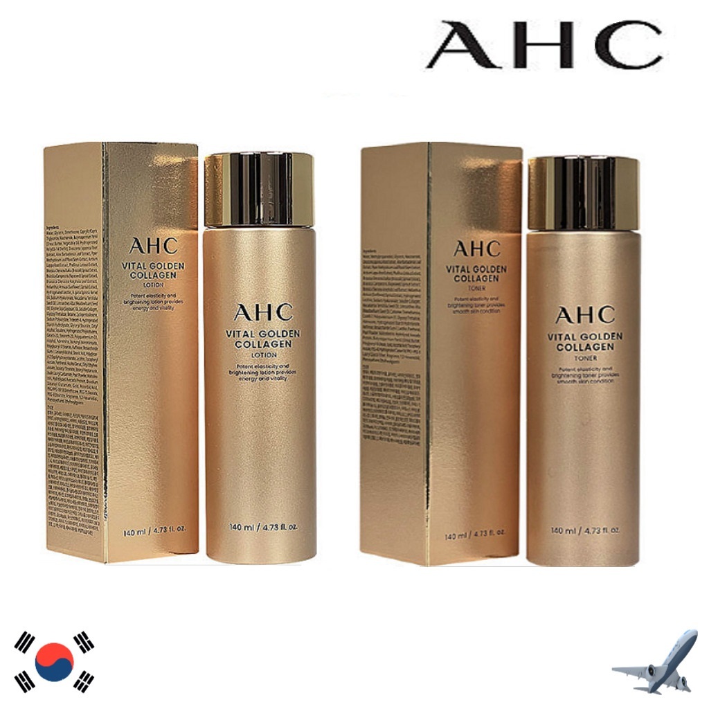 AHC VITAL GOLDEN COLLAGEN LOTION140mlTONER 140ml | Shopee Philippines