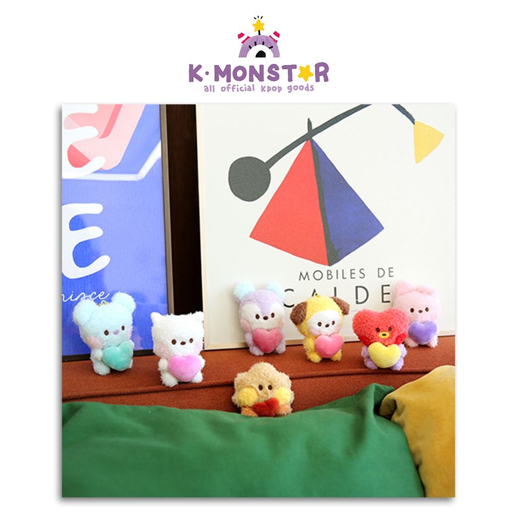 BT21 minini PLUSH KEYRING HEART | Shopee Philippines