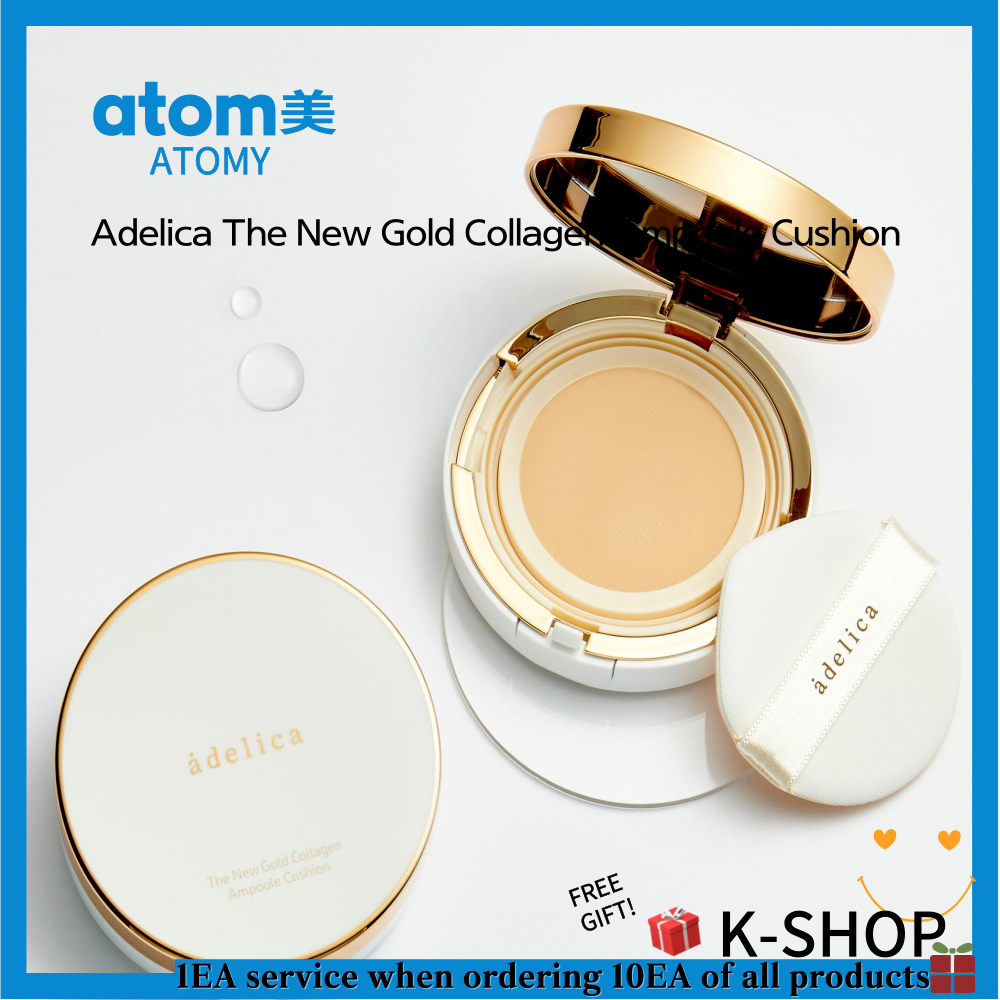 ATOMY Adelica The New Gold Collagen Ampoule Cushion (1 main product + 1 ...