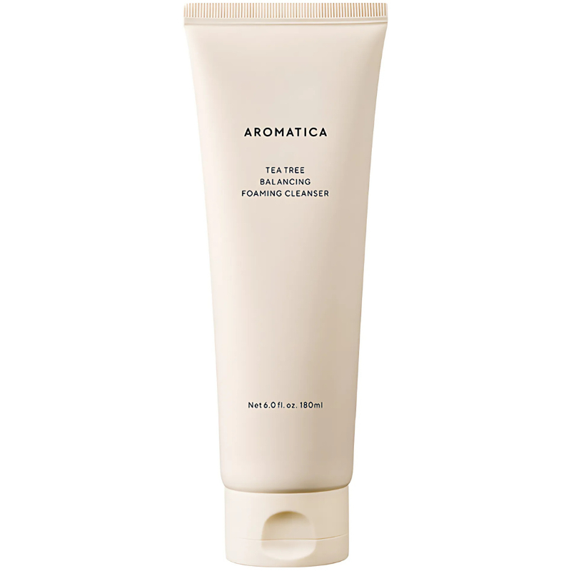 AROMATICA Tea Tree Balancing Foaming Cleanser 6.34 oz / 180g (Expiry ...