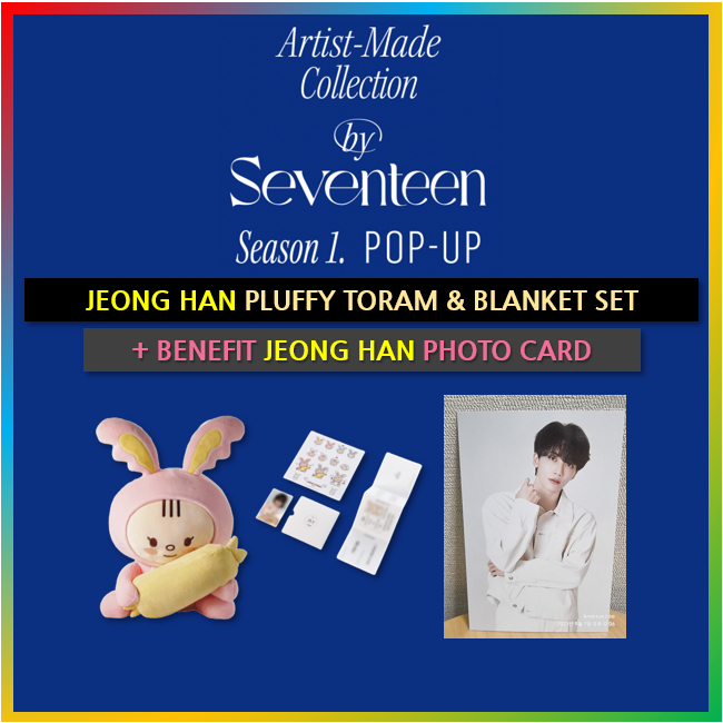 Artist-Made Collection by Seventeen JEONG HAN PLUFFY TORAM & BLANKET ...