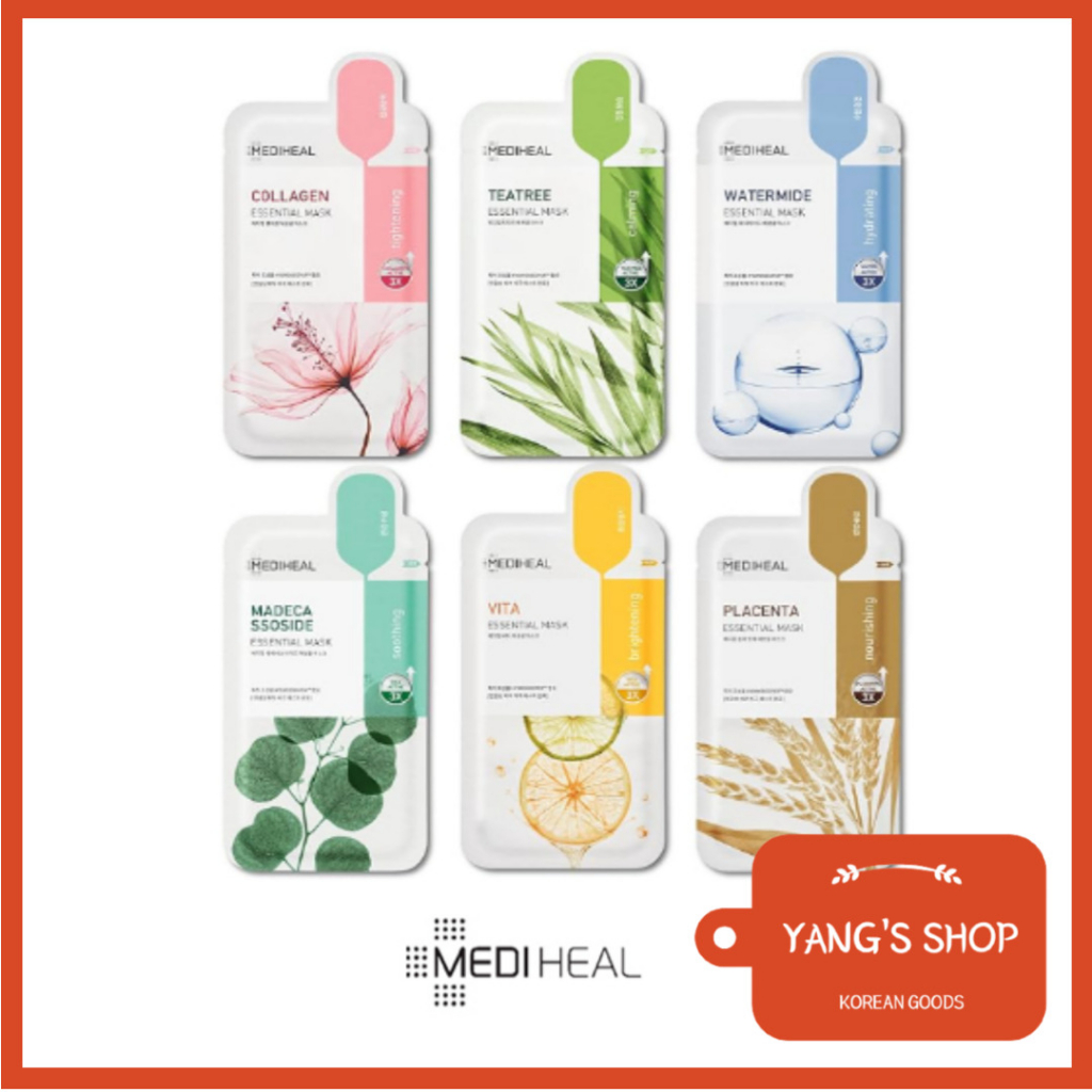 [MEDIHEAL] [RENEWAL] Essential Mask Pack Healing Line x 10 sheets (1 ...