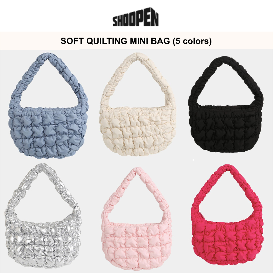 New colors added! [Shoopen] Soft Quilting Mini Bag (9 colors) | Shopee ...