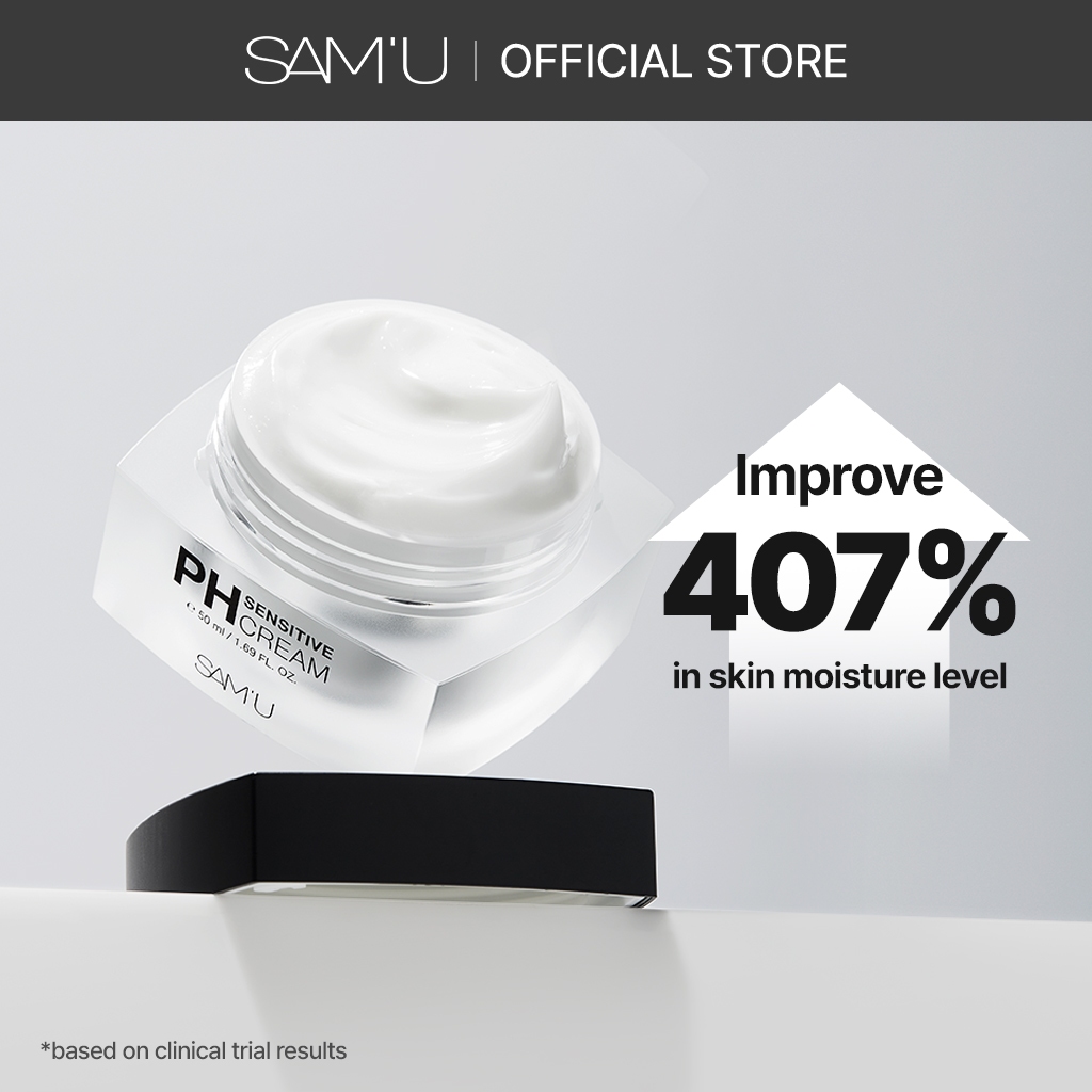 SAM’U PH Sensitive Cream [ Jar 50ml, Tube 60ml ], Deeply Moisturizing, Strengthens Skin Barrier ...