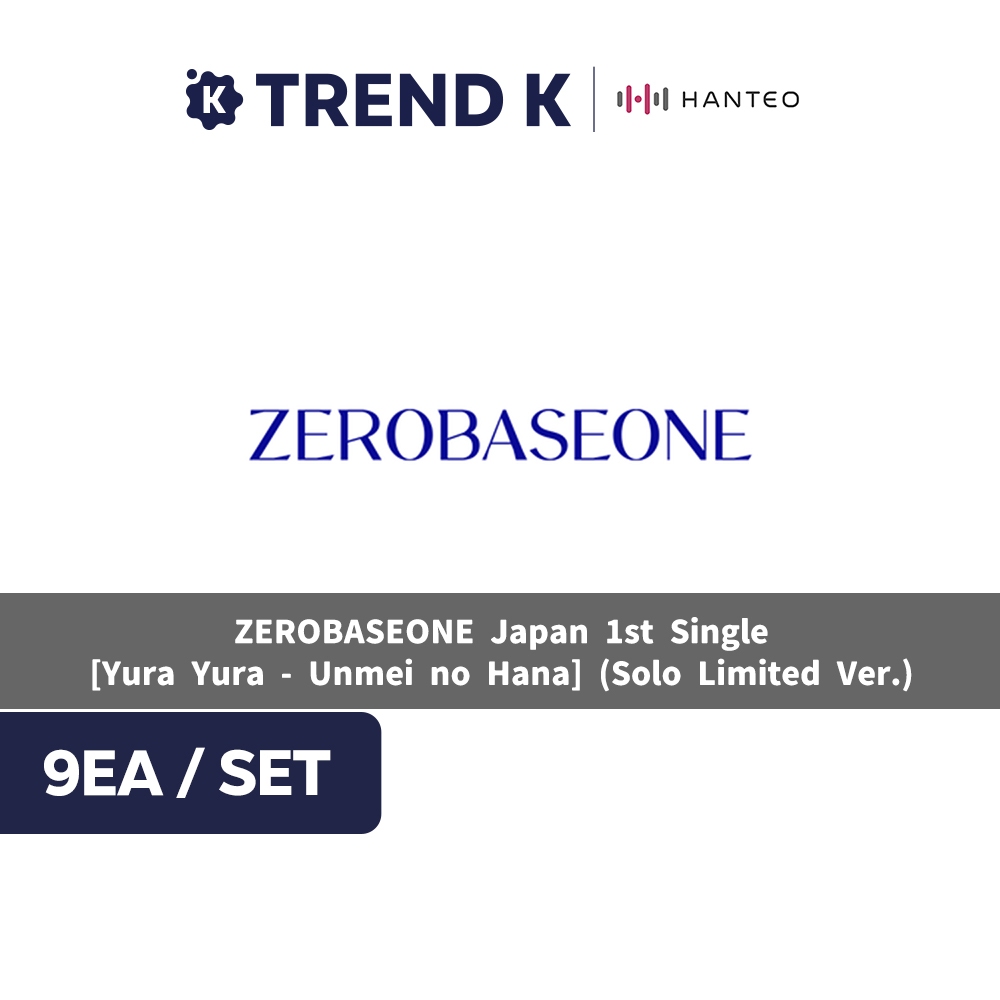 ZEROBASEONE - Japan 1st Single [Yura Yura - Unmei no Hana] (Solo Limited Ver. / SET) | Shopee ...
