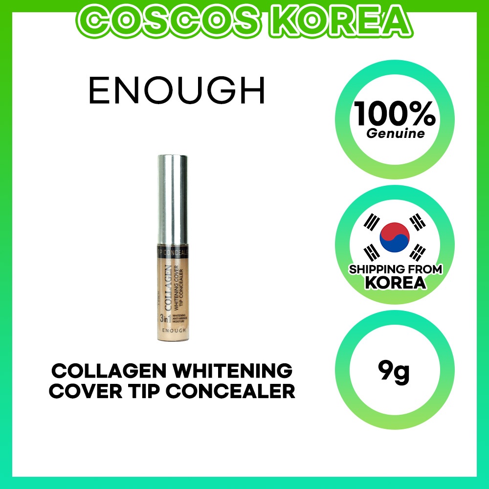 ENOUGH Collagen Whitening Cover Tip Concealer SPF36 PA+++ 9g ...