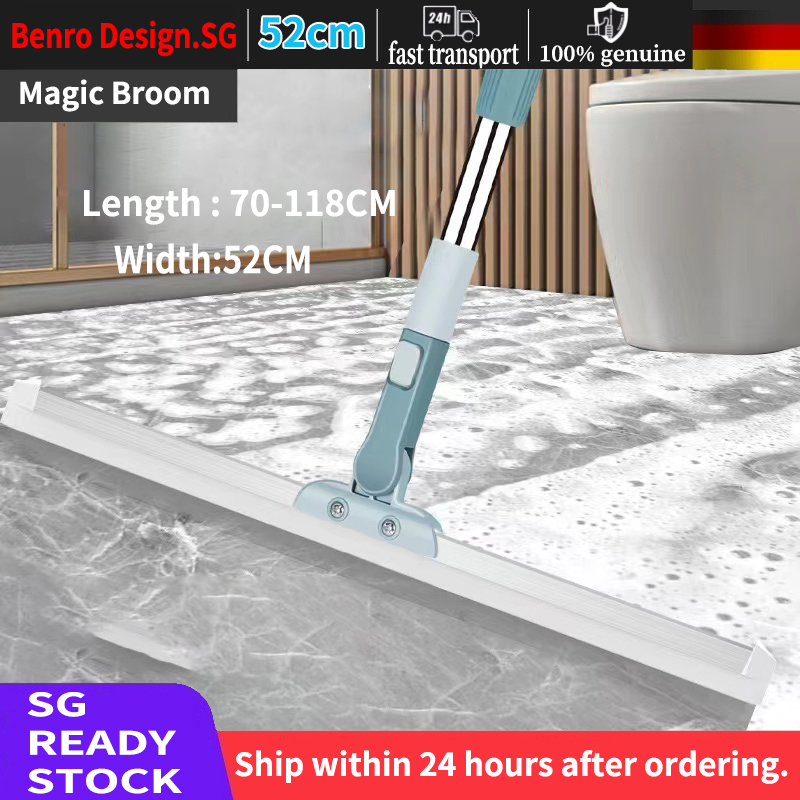 52CM Magic Broom for Clean Sweep Wiper Household Bathroom Toilet ...