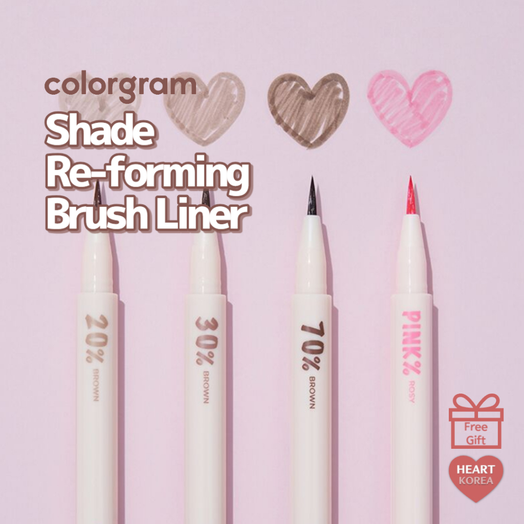colorgram Shade Re-forming Brush Liner / eyeliner / lip liner / aegyo ...