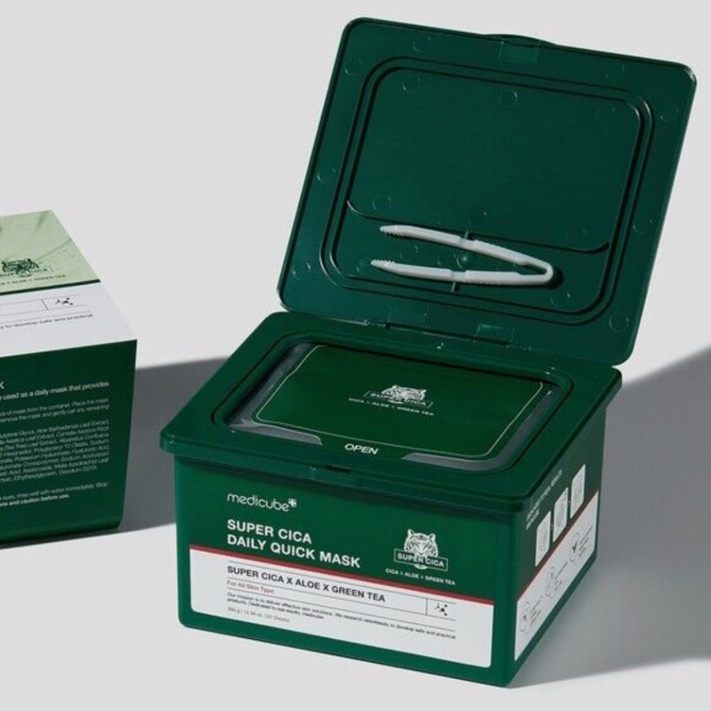 MEDICUBE Super Cica Daily Quick Mask (30 sheets) | Shopee Philippines