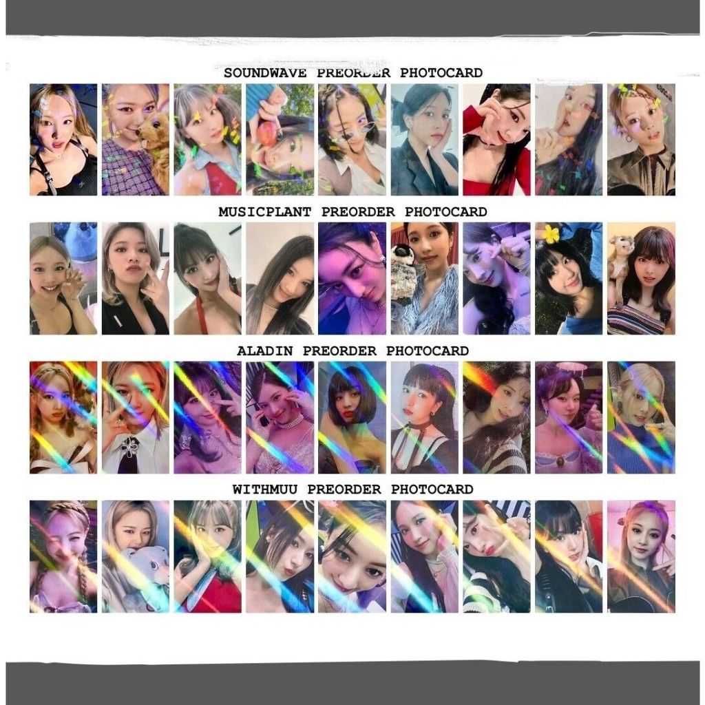 TWICE 11th Mini Album BETWEEN 1&2 12 Withmuu Soundwave Musicplant POB Photocard | Shopee Philippines