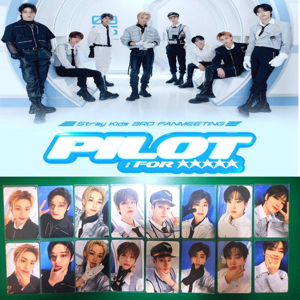 stray kids 3rd fan meeting "pilot" Official Photocard | Shopee Philippines