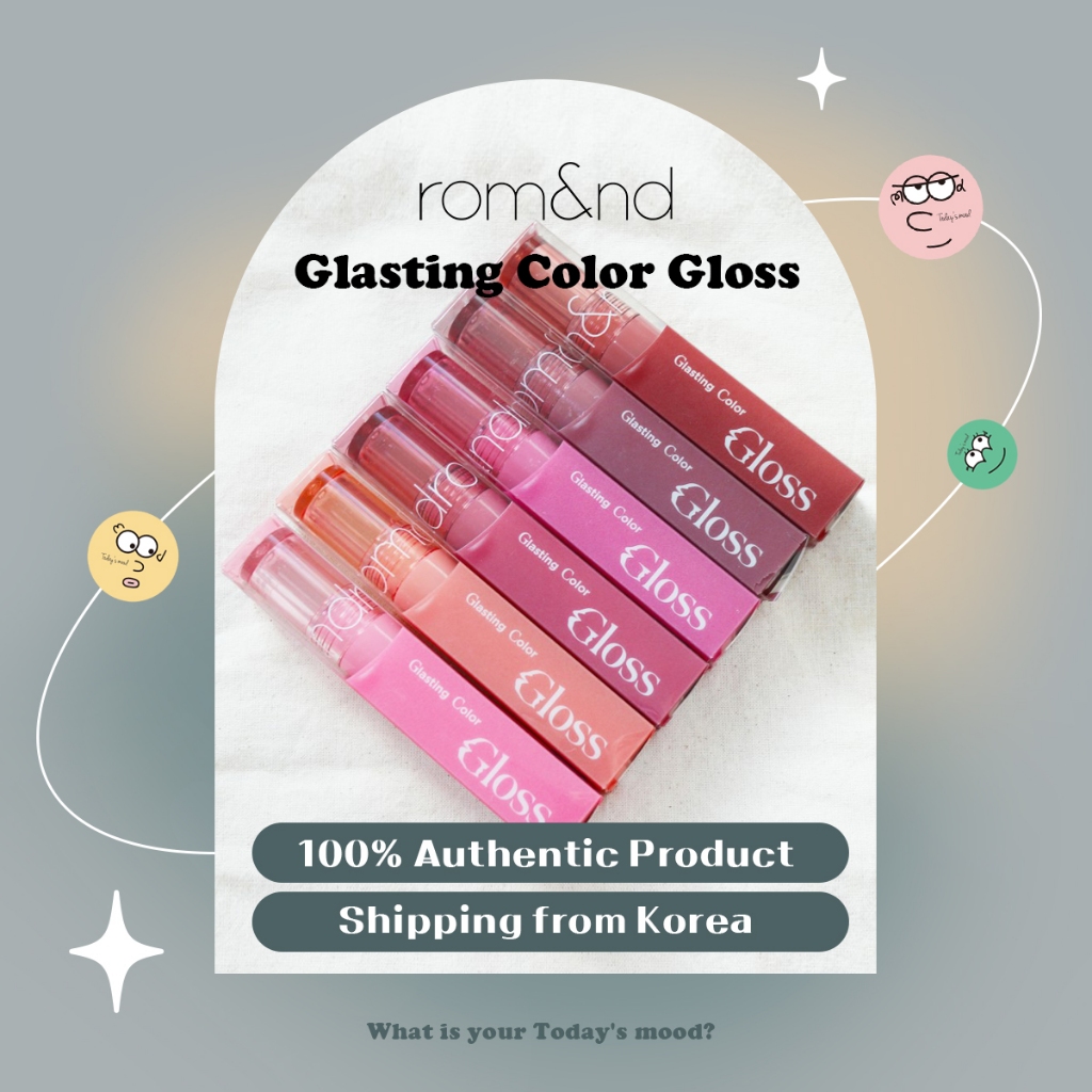[rom&nd] Glasting Color Gloss | romand romnd watery colour gloss tint ...
