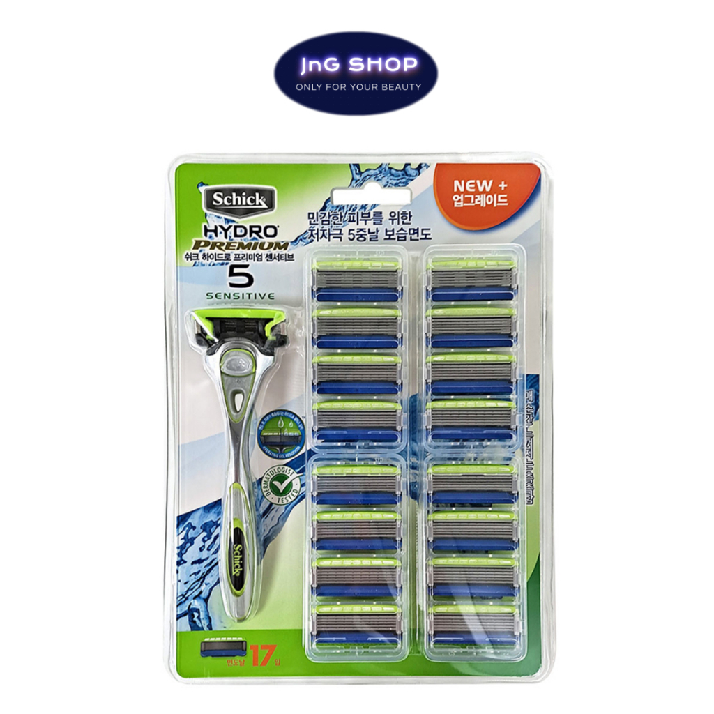 Schick Hydro5 Premium Sensitive Razor for Men / Razor for Men Sensitive ...