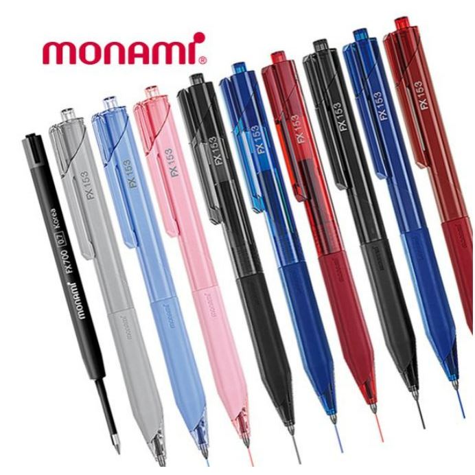 [Made In Korea] MONAMI FX 153 Ballpoint Pen, 0.5/0.7/1.0mm, 3 colors | Shopee Philippines
