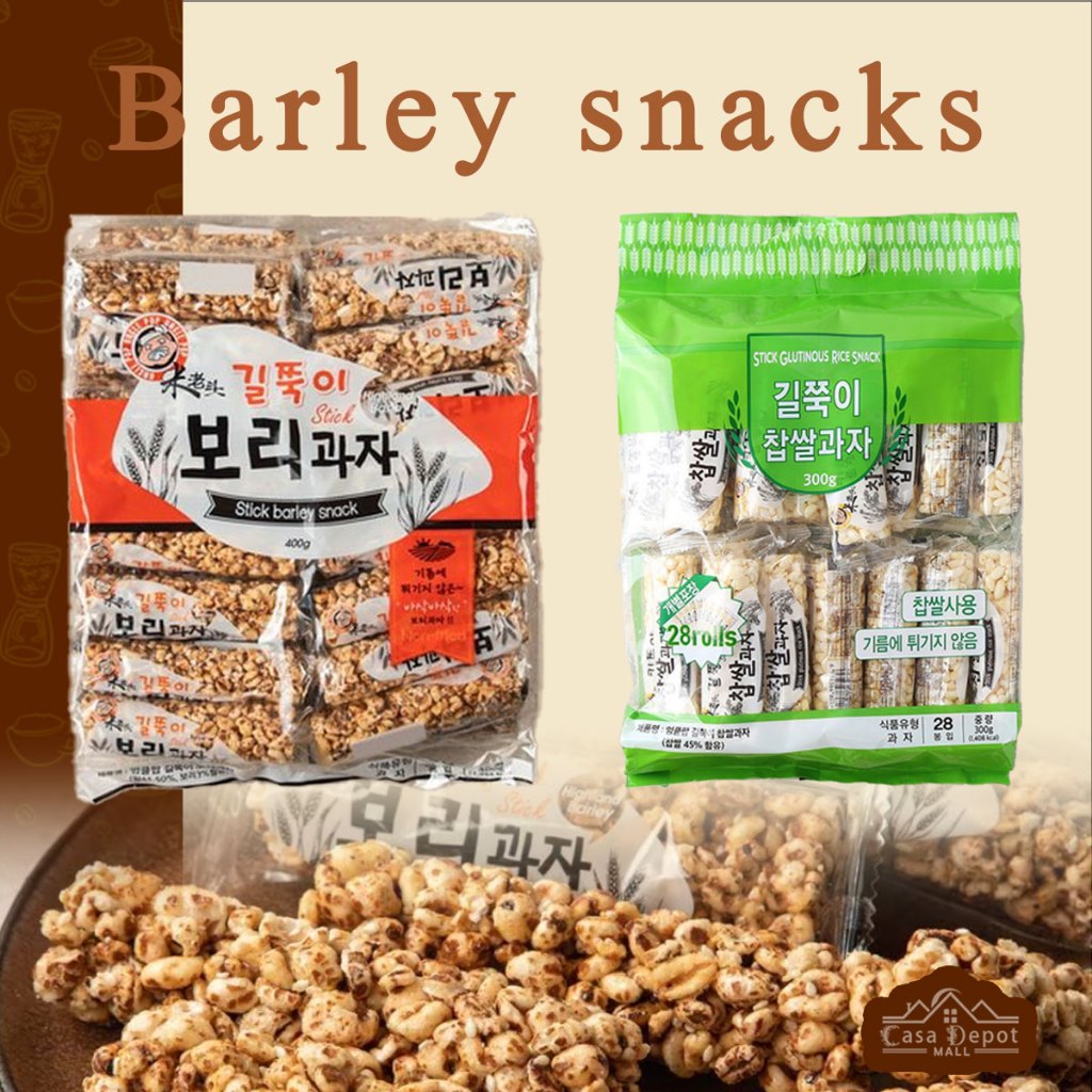 Long Stick Barley,Glutinous Rice Snack Korean traditional snack with a ...