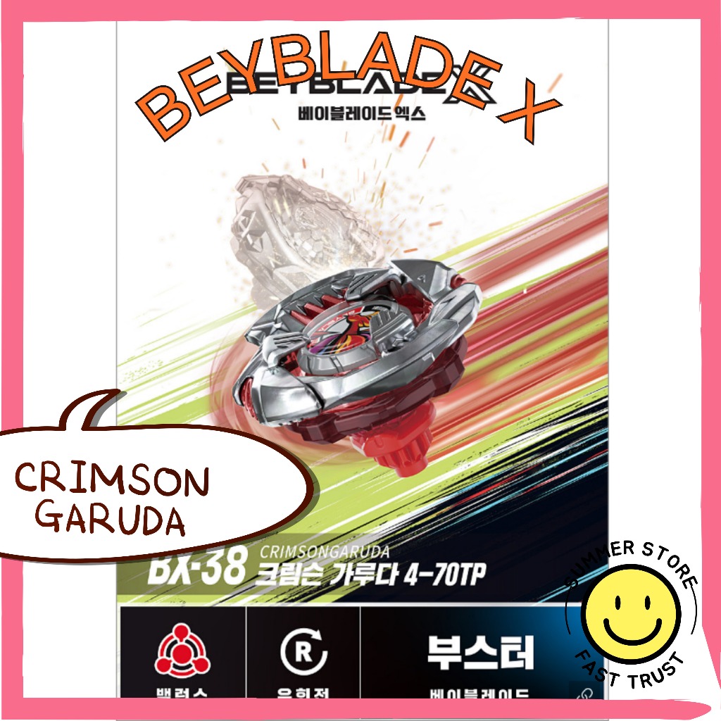[TAKARA TOMY]BEYBLADE X BOOSTER BX-38 CRIMSON GARUDA 4-70TP | Shopee ...