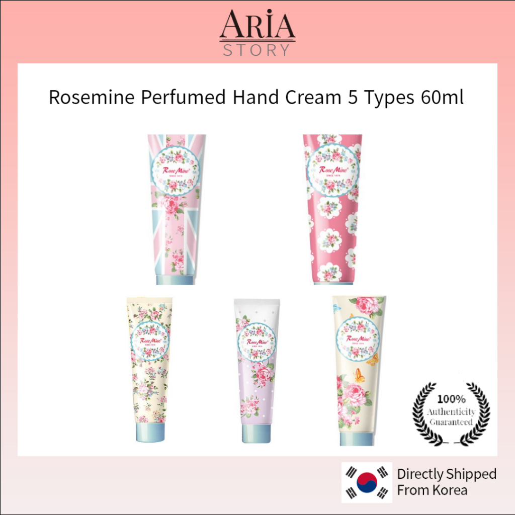 Rosemine Perfumed Hand Cream 5 Types 60ml/ | Shopee Philippines