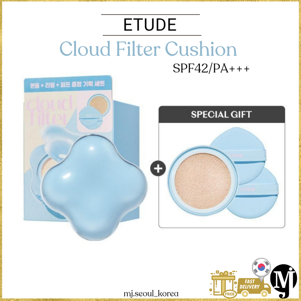Etude Cloud Filter Cushion SPA42/PA+++ 4Colors | Shopee Philippines