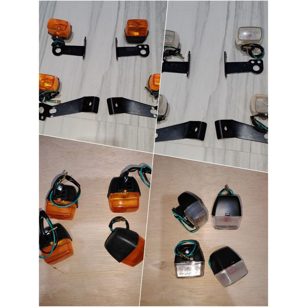 tmx 125 155 XRM signal light bracket set front and rear | Shopee ...