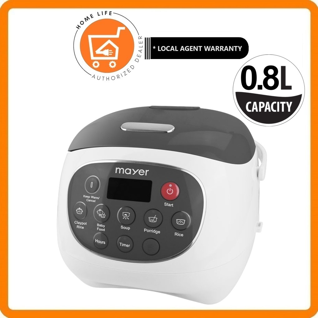 Mayer MMRC20 0.8L Rice Cooker with Ceramic Pot | Shopee Philippines