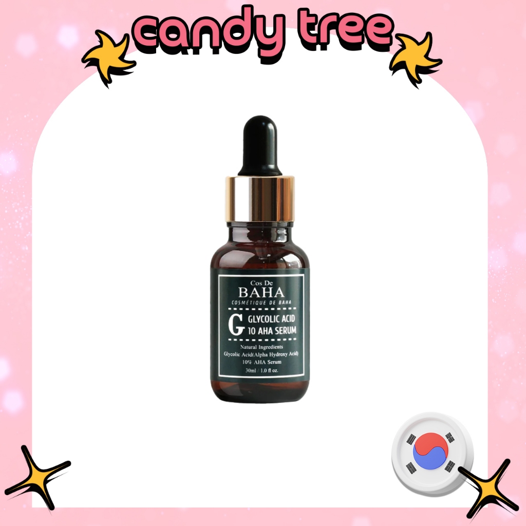 [Cos De Baha] Glycolic Acid AHA facial serum 30ml | Shopee Philippines