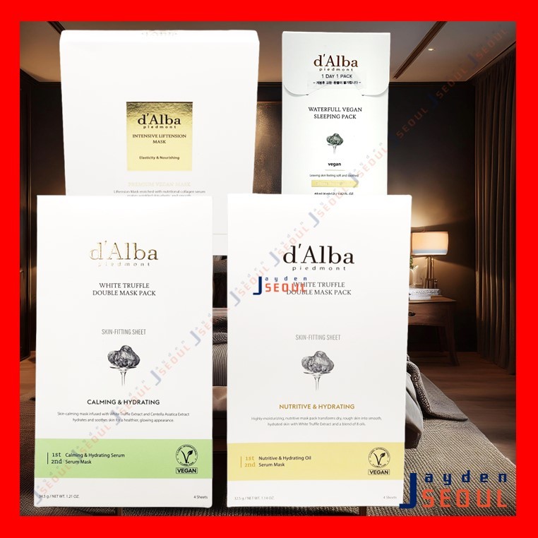 [d'Alba] Premium Vegan Italian White Truffle Treatment MASK PACK ...