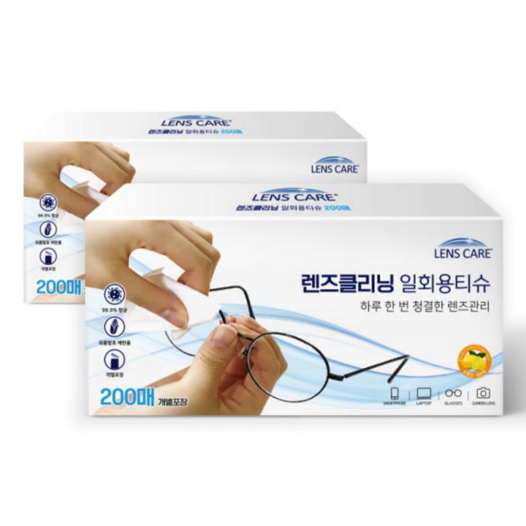 SAUBER Lens Care Lens Cleaning Disposable Tissue Smartphone Screen ...
