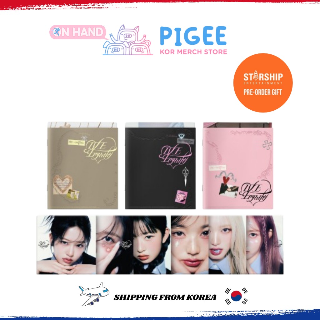 [POB] IVE [ IVE EMPATHY ] 3RD EP (STANDARD+DIGIPACK SET Ver) | Shopee Philippines