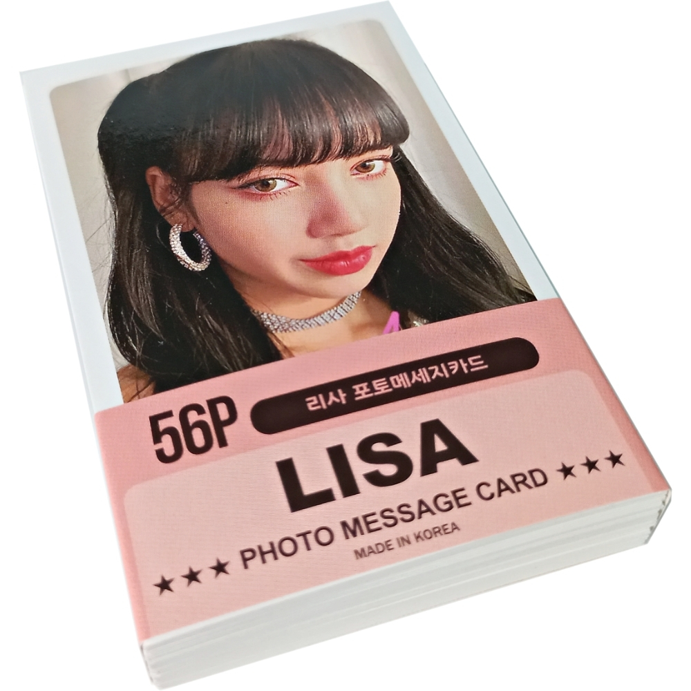 K-POP BLACKPINK(LISA) Photocard Set 56pcs | Shopee Philippines
