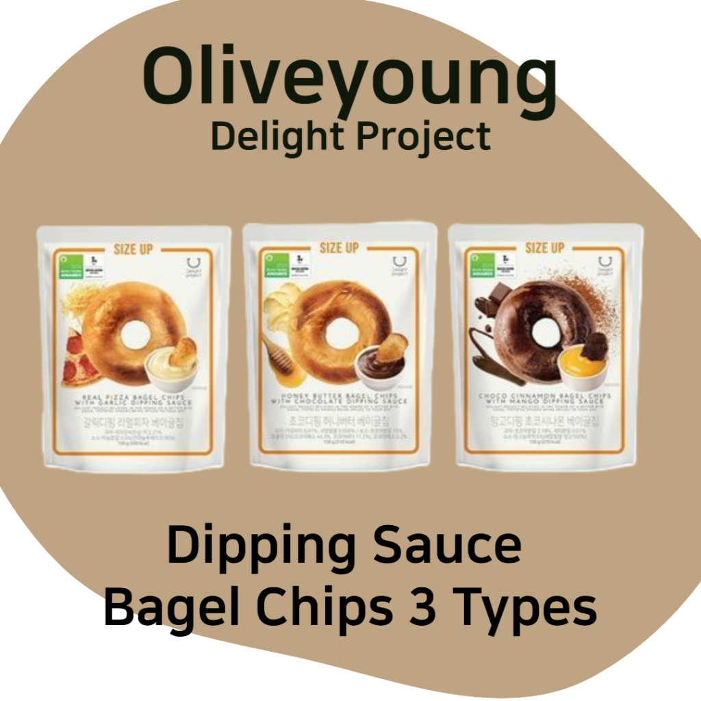 Oliveyoung Delight Project Dipping Sauce Bagel Chips 3 Types | Shopee ...
