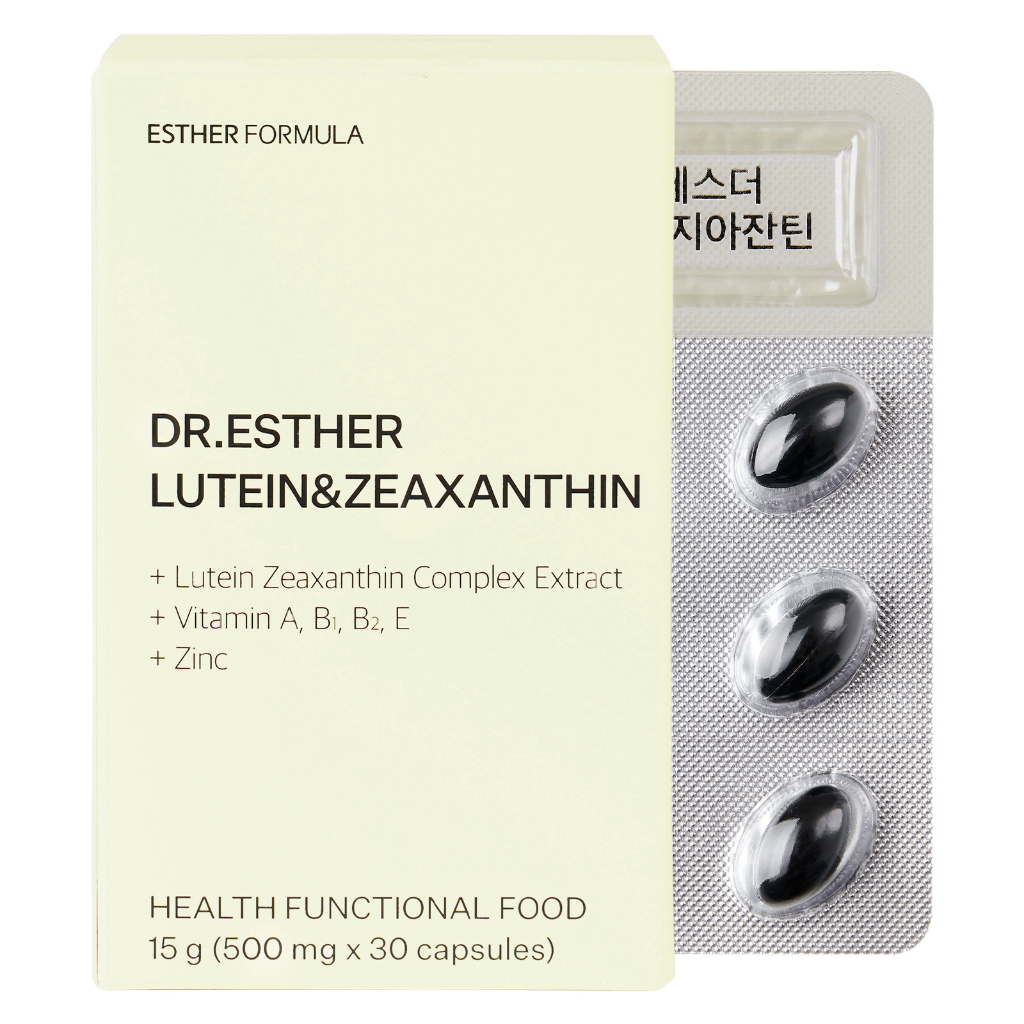 Esther Formula Lutein & Zeaxanthin [ Eye Care | Lutein ] 500mg X 30 ...