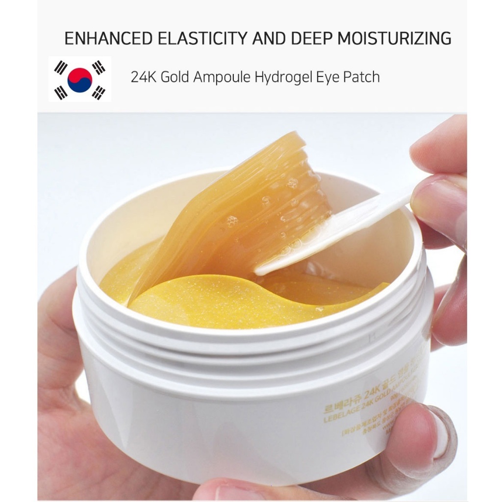24K Gold Ampoule Hydrogel Eye Mask Packs Patch Patches(Made in Korea ...