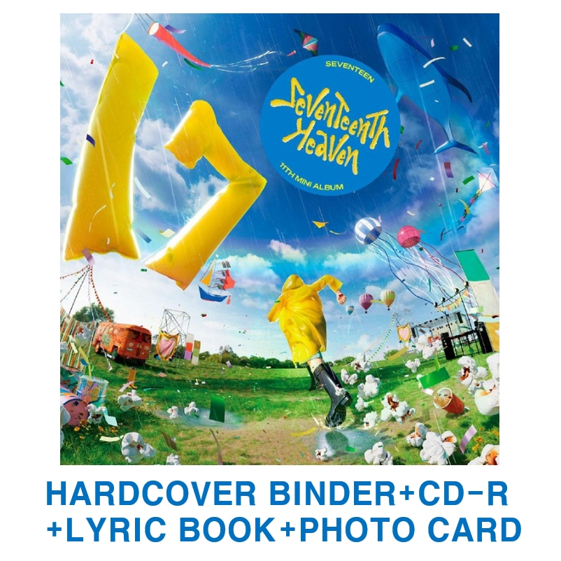 SEVENTEEN 11TH MINI ALBUM (HARDCOVER BINDER+LYRIC BOOK+CD-R+PHOTO CARD ...