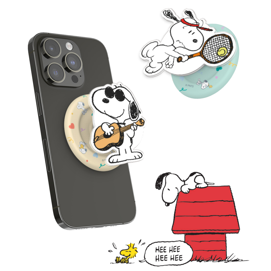 Snoopy Peanuts - hobby theme magnetic acryl tok griptok popsocket for ...