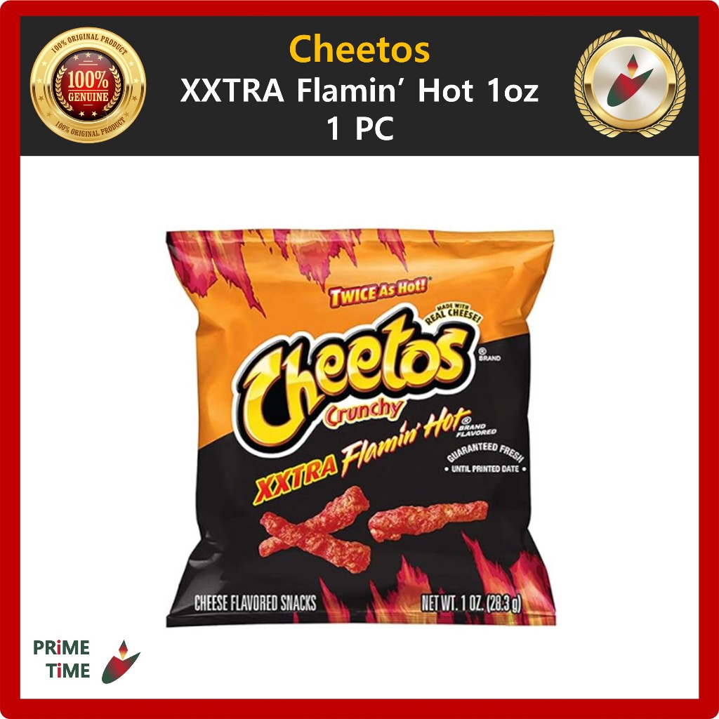 [Cheetos] Flamin' Hot 1oz / Crunchy Puffs XXTRA Hot Popcorn Limon ...