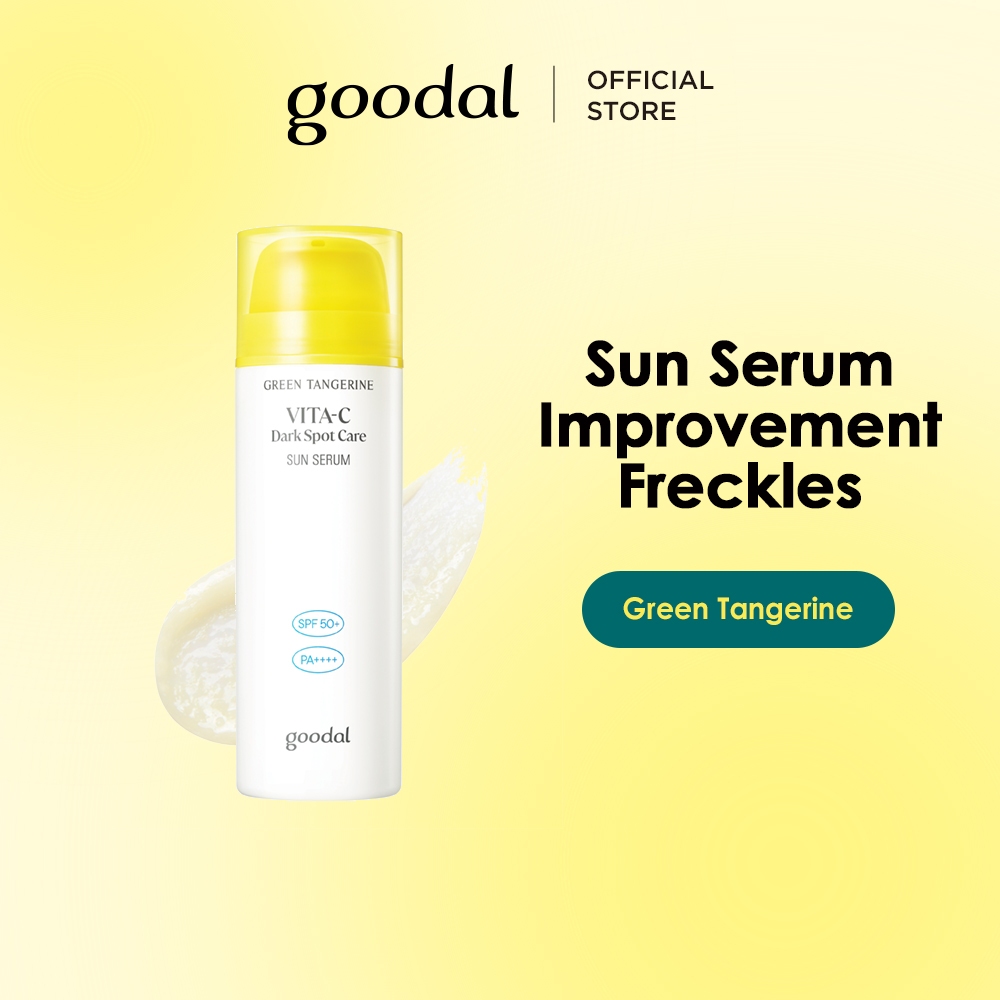Goodal Green Tangerine Vita C Dark Spot Care Sun Serum 50ml | Shopee ...