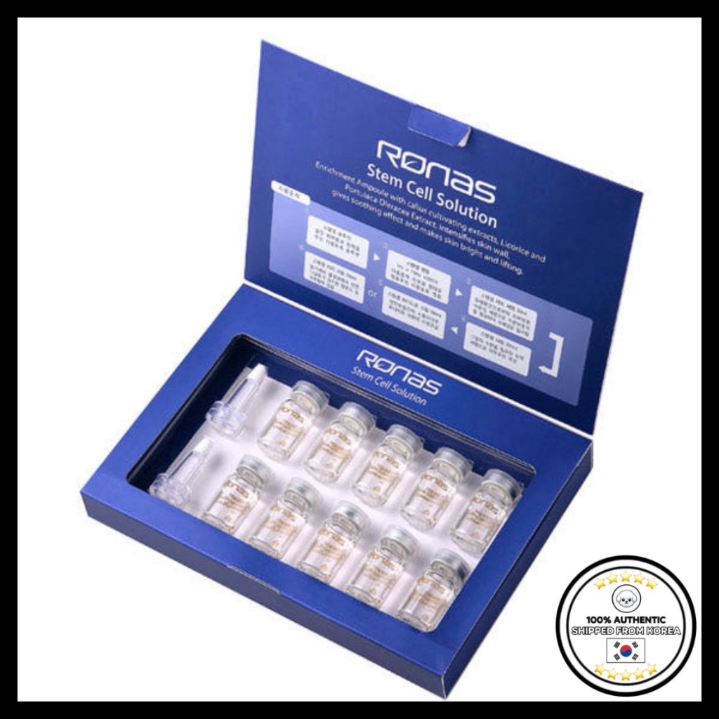 281_Ronas Stem Cell Solution Ampoule 5ml 10 Vials Korean Authentic | Shopee Philippines