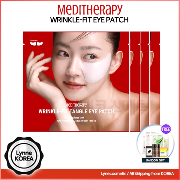 [ex.2026.03] MEDITHERAPY Wrinkle-Fit Tangle Collagen Eye Patch 1BOX(4 ...