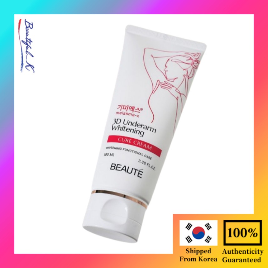 melasma-x 3d underarm whitening cure cream 100ml _Beautiful_K | Shopee ...